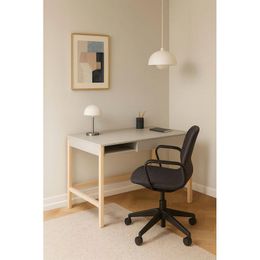 WOODMAN Schreibtisch &raquo;Northgate&laquo; im skandinavian Design, Breite 112 cm, FSC -zertifiziert wei&szlig; B/H/T: 112cm x 76cm x 60cm