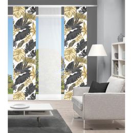 Vision S Schiebegardine &raquo;LETHI&laquo; Paneelwagen 1 Stk. tlg. DIGITALDRUCK grau Polyester 260cm, Paneelwagen, 60cm