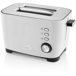 2THETA eta Toaster &raquo;Ronny ETA316690000&laquo; 2 kurze Schlitze f&uuml;r 2 Scheiben 800 W wei&szlig;, in einem edlen Design und 7 Br&auml;unungsstufen wei&szlig; Einheitsgr&ouml;&szlig;e Toaster