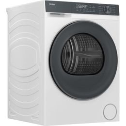 Haier W&auml;rmepumpentrockner &raquo;HD80-C33637&laquo; G3 Serie Smart AI Automatikprogramm wei&szlig; Edelstahl-Trommel: Sch&uuml;tzt deine W&auml;sche, trotzt Korrosion und ist langlebig