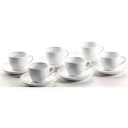 M&auml;ser M&Auml;SER Tasse &raquo;Colombia&laquo; sp&uuml;lmaschinengeeignet wei&szlig; Porzellan 180ml, 12 Stk.