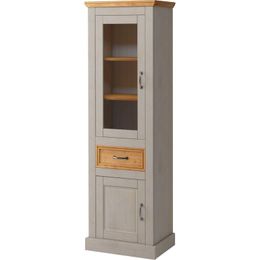 OTTO home Vitrine &raquo;Selma&laquo; H&ouml;he 180 cm grau Einheitsgr&ouml;&szlig;e