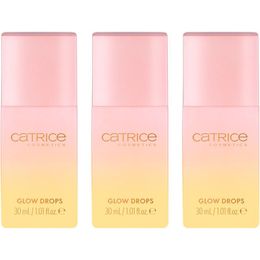 Catrice Damen Highlighter &raquo;MIDNIGHT SUN Glow Drops&laquo; Seidige Textur, leicht verblendbar, nat&uuml;rlicher, leuchtender Glow. pink 90ml