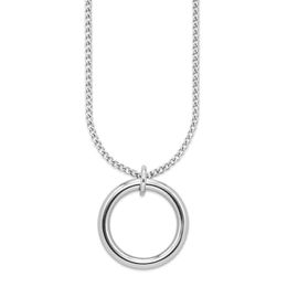 Aniston Jewelry & Watches Damen Aniston JEWELRY & WATCHES Lange Kette &raquo;Schmuck Geschenk Edelstahlkette lang mit runden Anh&auml;nger&laquo; silber Edelstahl, L: 