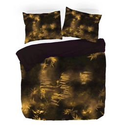 Kayori Bettw&auml;sche &raquo;Dojin&laquo; 2 Stk. Hergestellt aus 100 % Tencel schwarz Lyocell, Obermaterial: 100% Modal B/L: 135cm x 200cm, 1 Stk., 1 Stk., Lyocell, B