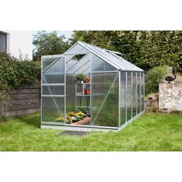 Vitavia Gew&auml;chshaus &raquo;Venus 6200&laquo; silber B/H/T: 192cm x 317cm