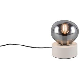 s.Oliver Tischleuchte &raquo;ANJELLA, On/Off-Touch Tischleuchte exkl 1x E14, warm grey (beige)&laquo; E14 1 Stk. warmwei&szlig; - kaltwei&szlig; mit mundgeblasenem Glasschirm