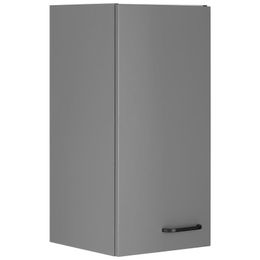 Optifit H&auml;ngeschrank &raquo;Elga&laquo; mit Soft-Close-Funktion und Metallgriff, Breite 30 cm grau Holzwerkstoff basaltgrau, B/H/T: 30cm x 70,4cm x 34,9cm, T&uuml;ren: