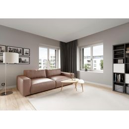 Musterring Big-Sofa &raquo;LUCIA Mega Sofa, hoher Sitzkomfort, Breite 252cm, Kontrastnaht&laquo; in vielen Qualit&auml;ten und 4 unterschiedlichen N&auml;hten, 2,5-Sitzer braun 