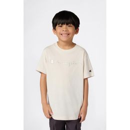 Champion Jungen T-Shirt &raquo;ICONS TONAL Crewneck T-Shirt with Large Logo&laquo; mit gro&szlig;em Logo, Kurzarm, aus Baumwolle XXL (176)