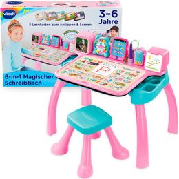 Vtech Spieltisch &raquo;6-in-1 Magischer Schreibtisch&laquo; mit Licht und Sound rosa Kunststoff Einheitsgr&ouml;&szlig;e