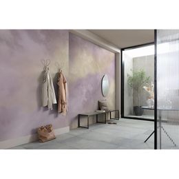 Komar Fototapete &raquo; Vlies Fototapete - Lavender clouds - Gr&ouml;&szlig;e 350 x 250 cm&laquo; bedruckt glatt lila Vlies B/L: x 2,5m, Rollen: 7