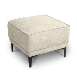 OTTO home Hocker &raquo;Oland Boucl&eacute; Polsterhocker&laquo; passend zur Serie OLAND beige 100% Polyester B/H/T: 56cm x 45cm x 58cm, Boucl&eacute;