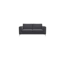 FLEXLUX 2-Sitzer &raquo;Fiore, super Sitzkomfort durch Kaltschaum im Sitz&laquo; breite Armlehnen, F&uuml;&szlig;e Alu grau 100% Polyester B/H/T: 164cm x 85cm x 92cm, 
