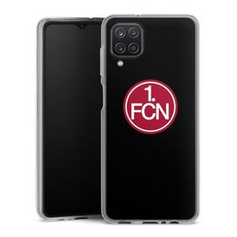 DeinDesign Galaxy A12 Handy Silikon H&uuml;lle Case transparent Handyh&uuml;lle Official Licensed Product 1. Fc N&uuml;rnberg 1. Fcn Silikon Case