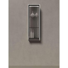 OTTO home H&auml;ngevitrine &raquo;Soffy Wandschrank, Schwebendes Design f&uuml;r modernen Wohnraum&laquo; UV lackiert, Soft Close Funktion, Wandmontage, Metallgriff beige 