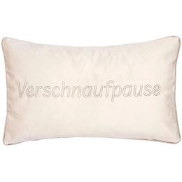 Pad Dekokissen &raquo;LETTERS&laquo; farbige Keder, mit Schriftzug, verschiedene Gr&ouml;&szlig;en Polyester B/L: 30cm x 50cm, 1 Stk.