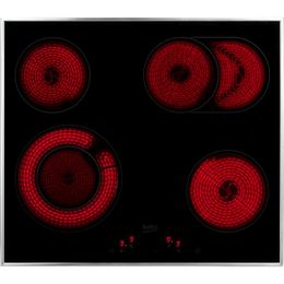 Beko Elektro-Kochfeld &raquo;EB9741XHL&laquo; Booster-Funktion &ndash; F&uuml;r besonders schnelles Aufheizen silber Einheitsgr&ouml;&szlig;e Elektro-Kochfeld