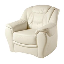 Sit & More sit&more Sessel &raquo;Bellevue&laquo; wei&szlig; Luxus-Microfaser ALTARA NUBUCK (100% Polyester);SOFTLUX-Kunstleder;NaturLEDER (echtes Rindsleder) Kunstleder SOFTLUX ,
