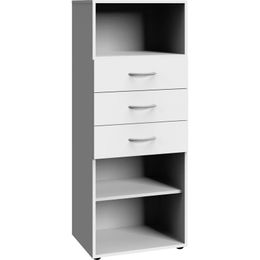 wimex Standregal &raquo;Multiraumkonzept&laquo; planbar und erweiterbar wei&szlig; Holzwerkstoff B/H/T: 40cm x 126cm x 40cm