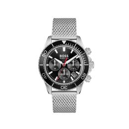 BOSS Herren BOSS Chronograph &raquo;SEALINER&laquo; Quarzuhr, Armbanduhr, Herrenuhr, Edelstahlarmband, analog, Tag Einheitsgr&ouml;&szlig;e