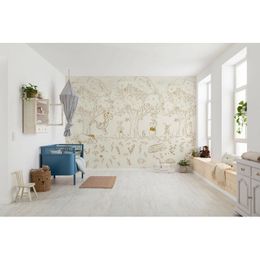Komar Fototapete &raquo;Digitaldruck Vlies - Winnie the Pooh Outdoors - Gr&ouml;&szlig;e 400 x 250 cm&laquo; bedruckt glatt Kinderzimmer bunt Vlies Rollen: 1