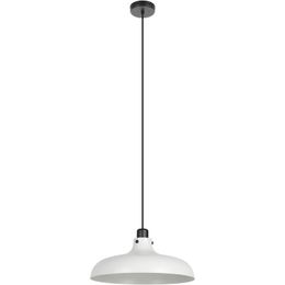 Eglo H&auml;ngeleuchte &raquo;Matlock H&auml;ngelampe, Esszimmerlampe, Industrial, Metall, E27, Lampe&laquo; E27 1 Stk. Eglo H&auml;ngeleuchte Matlock grau, schwarz 1X40W H:110 