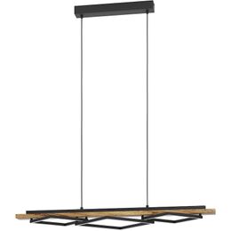 Eglo H&auml;ngeleuchte &raquo;BOYAL Pendellampe - Stahl, Holz - LED;LED - 2X13W;1X16W - IP20&laquo; LED-Modul 1 Stk. Warmwei&szlig; H&auml;ngelampe, Deckenlampe, Wohnzimmer, 