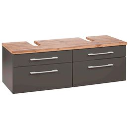 Welltime Waschbeckenunterschrank &raquo;Davos&laquo; Breite 120 cm grau B/H/T: 120cm x 41cm x 47cm