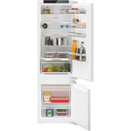 Siemens Einbauk&uuml;hlgefrierkombination iQ300 &raquo;KI87VVFE1&laquo; 177,2 cm hoch 54,1 cm breit Low Frost: geringere Eisbildung & schnelleres Abtauen silber bigBox