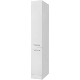 KOCHSTATION Apothekerschrank &raquo;KS-Paris&laquo; Breite 30 cm wei&szlig; B/H/T: 30cm x 200cm x 60cm