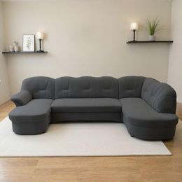 DOMO collection Wohnlandschaft &raquo;FLORES 293x180x86 cm, hochwertig, komfortabel, U-Form&laquo; wahlw. mit Bettfunktion, wahlw. mit Federkern, Unser 