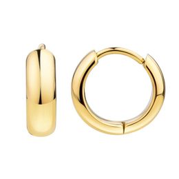 Firetti Damen Paar Creolen &raquo;Schmuck Geschenk Edelstahl Ohrschmuck Ohrringe&laquo; 13mm, Edelstahl