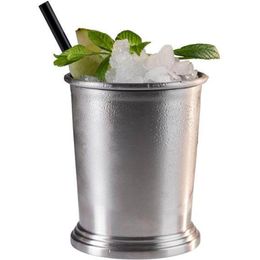 APS Becher &raquo;Julep Mug&laquo; Antik-Kupfer-Look, 350 ml grau Edelstahl &Oslash; 8,5cm x 10cm, 350ml