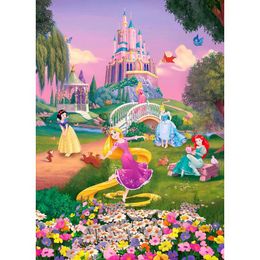 Komar Fototapete &raquo;Disney Princess Sunset - Gr&ouml;&szlig;e 184 x 254 cm&laquo; bedruckt glatt Kinderzimmer bunt Papier B/L: 184m x 254m, Rollen: 4