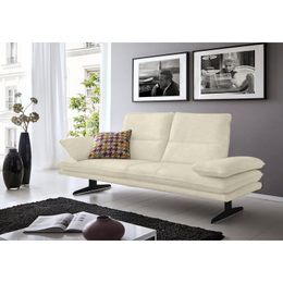 W.Schillig 2-Sitzer &raquo;broadway, Designsofa mit tollem Sitzkomfort, Breite 216cm&laquo; Sitztiefenverstellung, Kopfteil- & Seitenteilverstellung, Breite 216cm