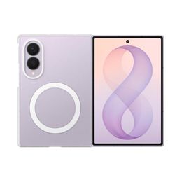 Samsung Smartphone-H&uuml;lle &raquo;Clear Magnet Case f&uuml;r Galaxy Fold8&laquo; Smartphones Backcover, Schutzh&uuml;lle, Handyschutzh&uuml;lle, Case, Schutzcase, sto&szlig;fest lila 