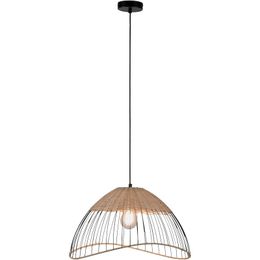 JUST LIGHT Pendelleuchte &raquo;KORE&laquo; E27 1 Stk. ExklusiveE27 braun 1, &Oslash; 48cm H: 120cm, 1 Stk.