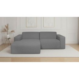 OTTO home Ecksofa &raquo;Koa, 228 cm, L-Form, Modulsofa in Cord, Chenille, Struktur, Webstoff&laquo; Designsofa, weicher Lounge-Sitzkomfort, Welleunterfederung, 