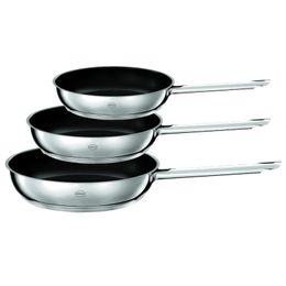 R&ouml;sle R&Ouml;SLE Pfannen-Set &raquo;PUREELEMENTS 3-tlg. Keramik ProCeraPlus&laquo; Edelstahl 18/10 Set, 3 tlg. tlg. Einheitsgr&ouml;&szlig;e