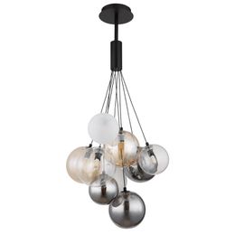 Globo LIGHTING H&auml;ngeleuchte &raquo;BALLGI&laquo; G9 1 Stk. H&auml;ngeleuchte, H&auml;ngelampe, Glas, Wohnzimmer, Essbereich bunt &Oslash; 68cm, 1 Stk.