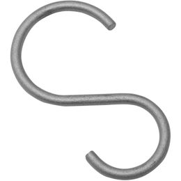 Gardinia Gardinenhaken &raquo;S-Haken&laquo; Serie Gardinenstange Industrial Home silber Metall &Oslash; 2,5cm, 10 Stk.