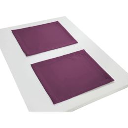 WIRTH Platzset &raquo;NEWBURY&laquo; lila Obermaterial: 67% Polyester, 33% Baumwolle B/L: 35cm x 40cm, 4 Stk., Baumwolle Polyester, eckig