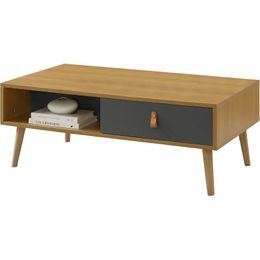 OTTO home Couchtisch &raquo;Avril&laquo; Kommode, FSC-zertifizierter Holzwerkstoff, lackiert, Eichen-Melamin, FSC-zertifiziertes Eschenholz, Breite 110 cm B/H/T: 
