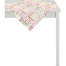 Apelt Mitteldecke &raquo;5315 HAPPY EASTER, Gobelin, Osterdeko, Ostern&laquo; bunt Baumwolle, Polyacryl, Polyester B/L: 85cm x 85cm, 1 Stk., quadratisch