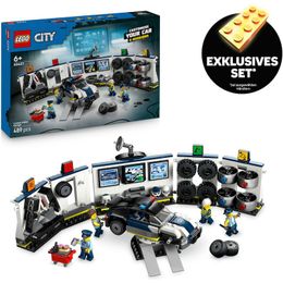 Lego Konstruktionsspielsteine &raquo;Polizeiwerkstatt (60457), Lego City&laquo; Made in Europe bunt Einheitsgr&ouml;&szlig;e Konstruktionsspielsteine