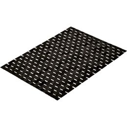 Kleine Wolke Badematte &raquo;Palito, Badvorleger&laquo; H&ouml;he 5 mm Holzmatte, 100% Bambus, 50x70 cm schwarz Bambus, Holz rechteckig (50cm x 70cm ), 1 Stk.
