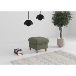 OTTO home Polsterhocker &raquo;Glendale&laquo; mit Stauraum gr&uuml;n 95% Polyester, 5% Polyamid B/H/T: 58cm x 48cm x 58cm, Flachgewebe LINO,mit Stauraum
