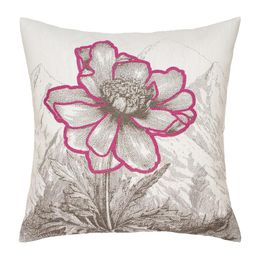 Pad Dekokissen &raquo;WILD FLOWER&laquo; made in europe Baumwolle, Polyester B/L: 45cm x 45cm, 1 Stk.