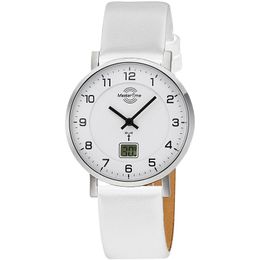 MASTER TIME Damen MASTER TIME Funkuhr &raquo;Advanced&laquo; Armbanduhr, Quarzuhr, Damenuhr, Datum wei&szlig; Einheitsgr&ouml;&szlig;e
